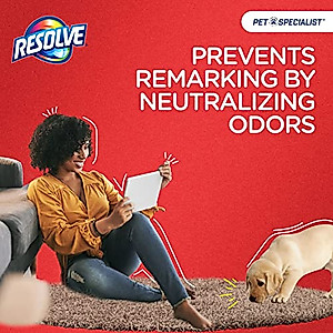 Resolve Pet Specialist Heavy Traffic Foam, Carpet Cleaner, Pet Stain and Odor Remover, 22oz