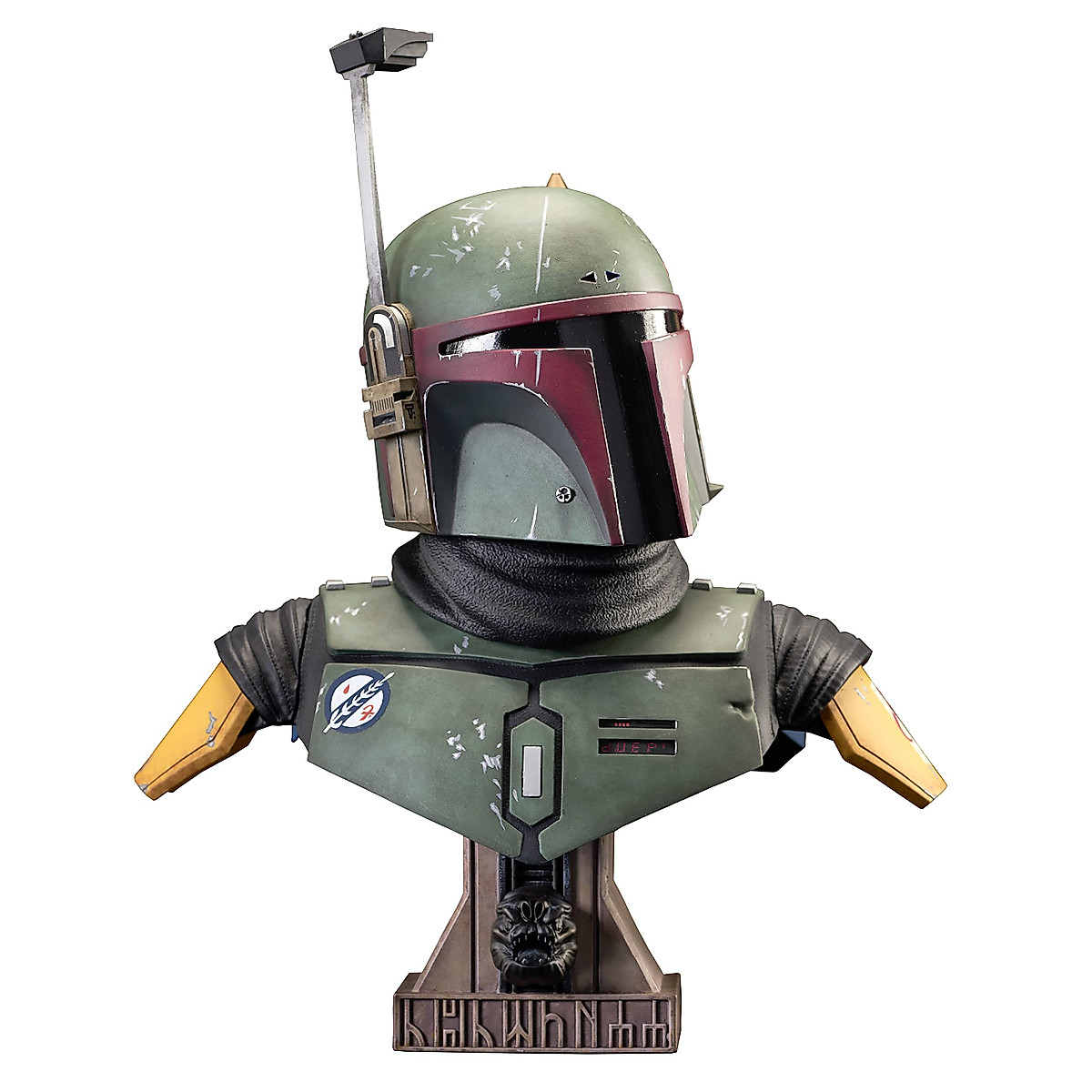 Diamond Select Toys Star Wars: The Mandalorian: Boba Fett Legends in 3-Dimensions 1:2 Scale Bust,Multicolor,JAN221986