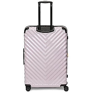 Karl Lagerfeld Paris Women's Suitcase Spinner Wheels Hardside, Lilac, One Size