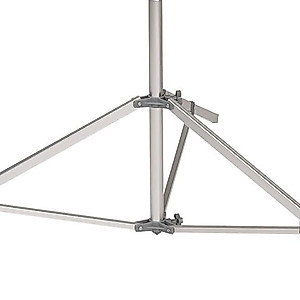 Household Essentials 17125-1 Portable Umbrella Drying Rack | Aluminum | 18-Lines with 64 ft. Clothesline