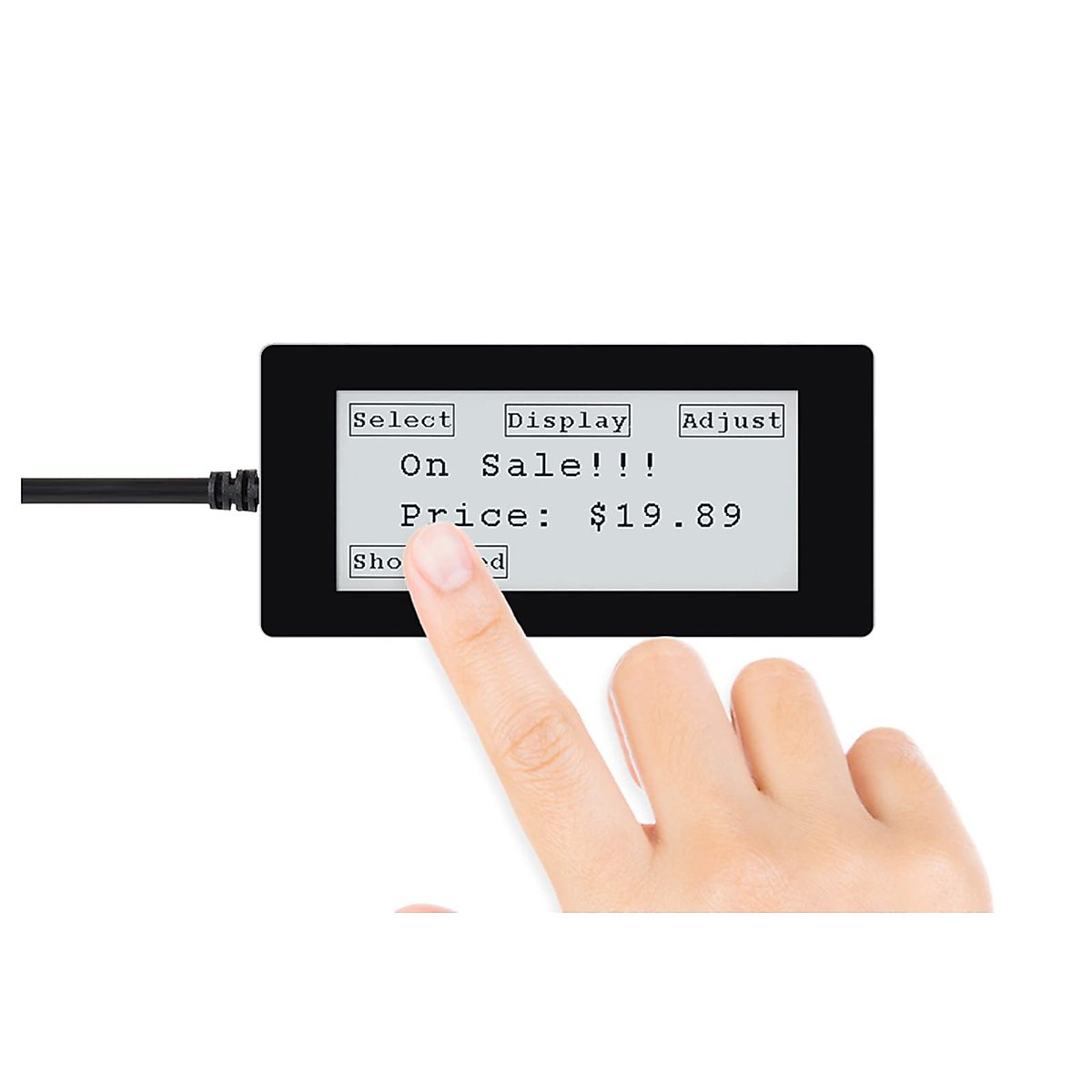 2.9 Zoll e-Paper Touch Display für Raspberry Pi Pico 296×128 E-Ink Touchscreen Anzeigemodul Zweifarbig Schwarz/Weiß 3.3V Unterstützung 5-Punkte-Touch SPI / I2C-Schnittstelle Teilaktualisierung