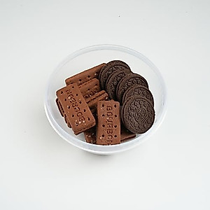 Unica Round Food Container, BPA-free Microwave Bowls with Lids, Airtight Container, Mixing Bowl Set, Freezer & Dishwasher Safe, Set of 3, Coral, 8 oz, 4.56x4.56x1.61 in