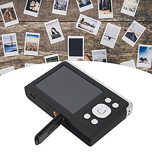 Digital Camera, 4K 50MP Vlogging Camera with 2.88inch IPS Screen, 16X Digital Zoom, Anti Shaking, Built in Fill Light, Compact Point and Shoot Camera for Students Teens Adults