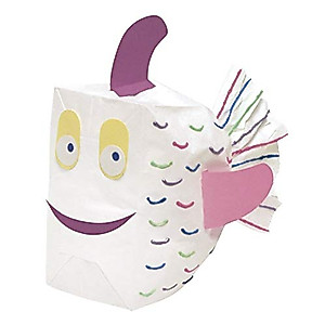 8 lb white paper bags 500/Bundle white lunch bags Great for Grocery/Lunch Bags 8 Pound White Paper Bag - Pack Of 500 (8 lb)