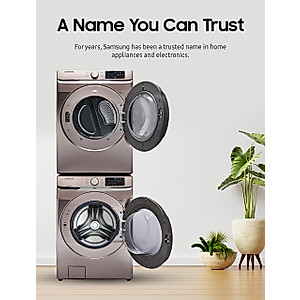 SAMSUNG Stacking Kit for 27” Wide Front Load Washer and Dryer Combo, Small Space Saving Solution for Stackable Laundry Machine Sets, All Parts Included, SKK-8K