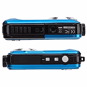 HD Waterproof Digital Camera for Photography, 1080P 30M 16X 10ft Digital Zoom Camera for Kids Adult Elderly Beginners.