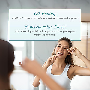 OraWellness Healthy Mouth Blend Organic Toothpaste & Mouthwash Alternative Tooth Oil, Natural Mouth Rinse for Healthy Teeth & Gums for Women, Men and Kids, Pack of 1