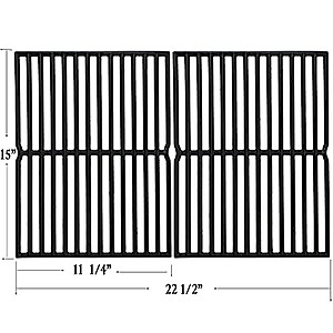Hisencn Burner Tube, Flavorizer Bars, Cooking Grates for Weber Spirit 200 Series, Weber E-200, E-210, S-200, S-210, Genesis Silver A, Spirit 500 (with Side Control), Spirit E210 Parts