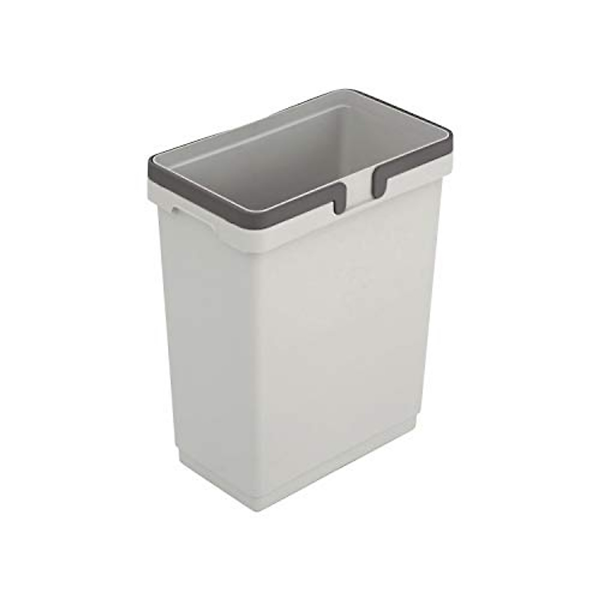 Rok Salice Kitchen Cabinet Soft Close Heavy Duty Frameless Waste Recycle Bin Trash Can Pull Out Organizer Container QPAM15228C (Double 15" (32 Quart Bins)