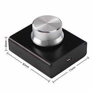 DROK USB Volume Control Knob, PC Computer Speaker Volume Control Audio External Volume Control Knob with 1-Key Mute Function Support Win7 8 10 XP Mac Vista Android