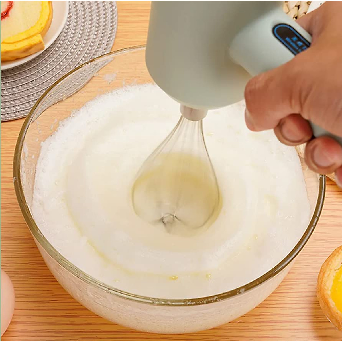 Electric Hand Mixer Egg Beater USB Rechargeable