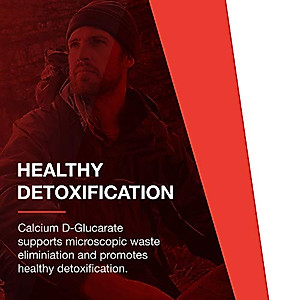 Protocol For Life Balance - Calcium D Glucarate 500mg - Supports Detoxification, Promotes Liver Detox, Breast, Colon and Prostate Health - 90 Vegetable Capsules
