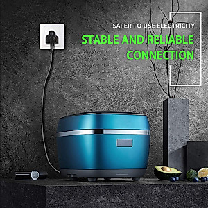 6FT Power Cord for Instant Pot DUO Mini,DUO Plus Mini,DUO60,DUO Plus60,DUO50,Smart 60 Bluetooth, Ultra 6 60 and Others Rice Cookers Electric Pressure Cookers Coffee pot, Microwaves, Soy Milk Makers