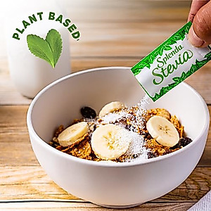 SPLENDA Stevia Zero Calorie Sweetener, Plant Based Sugar Substitute Granulated Powder, Single Serve Packets with Tray, 250 Count (Pack of 1)