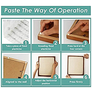 180 Pcs Removable Poster Adhesive Putty Reusable Multipurpose Mounting Tacky Putty for Hanging Pictures Poster Art Photography (White)