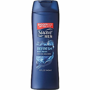 Suave Men Body Wash - Refreshing - 15 oz - 2 pk