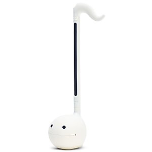 Otamatone Japanese Electronic Musical Instrument Portable Music Synthesizer from Japan by Maywa Denki Studio Award Winning, Educational Fun Gift for Children, Teens & Adults - White