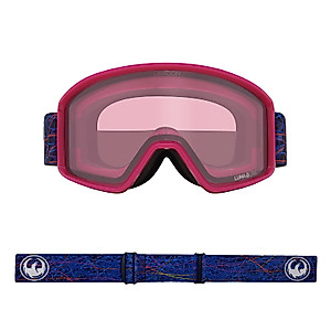 Dragon Unisex Snowgoggles DXT OTG - Scribble with Lumalens Light Rose Large
