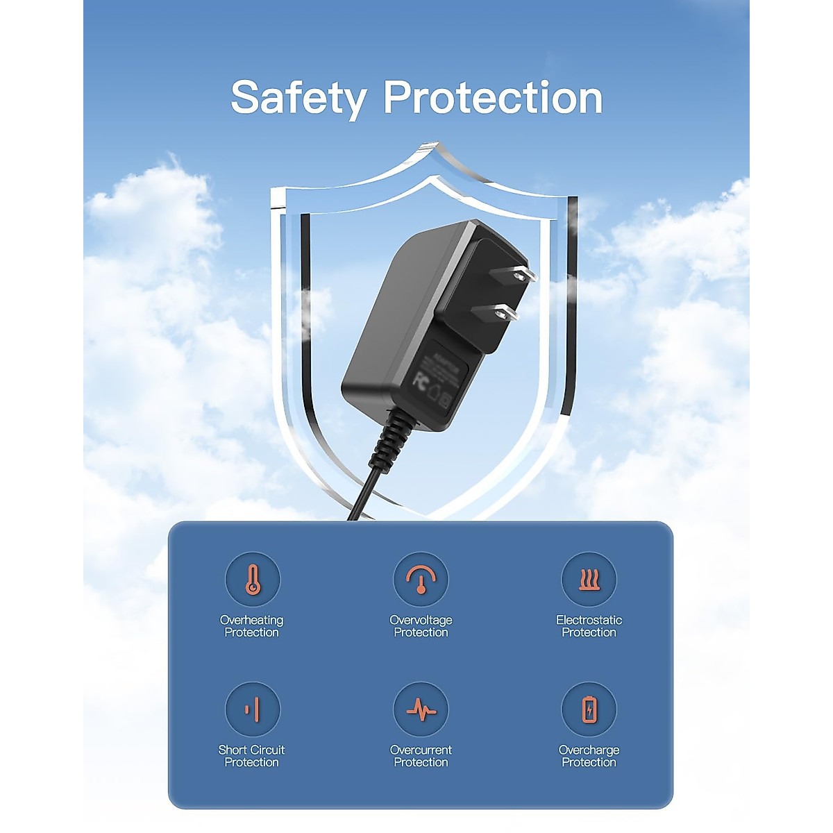 Superer Charger Replacement Fit for Braun Shaver Series 3 9 7 5 1- for Braun S1 S2 S3 S5 S6 S7 S8 S9 Beard Trimmer Electric Razor with 5Ft Charging Cord