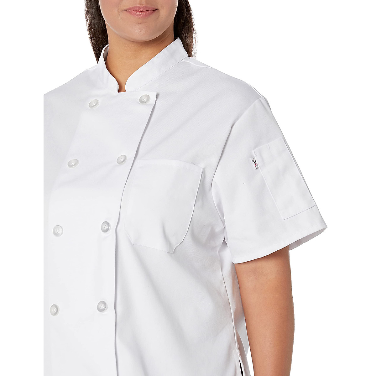 Uncommon Threads womens Tahoe Women's Fit Chef Coat Shirt, White, Small US