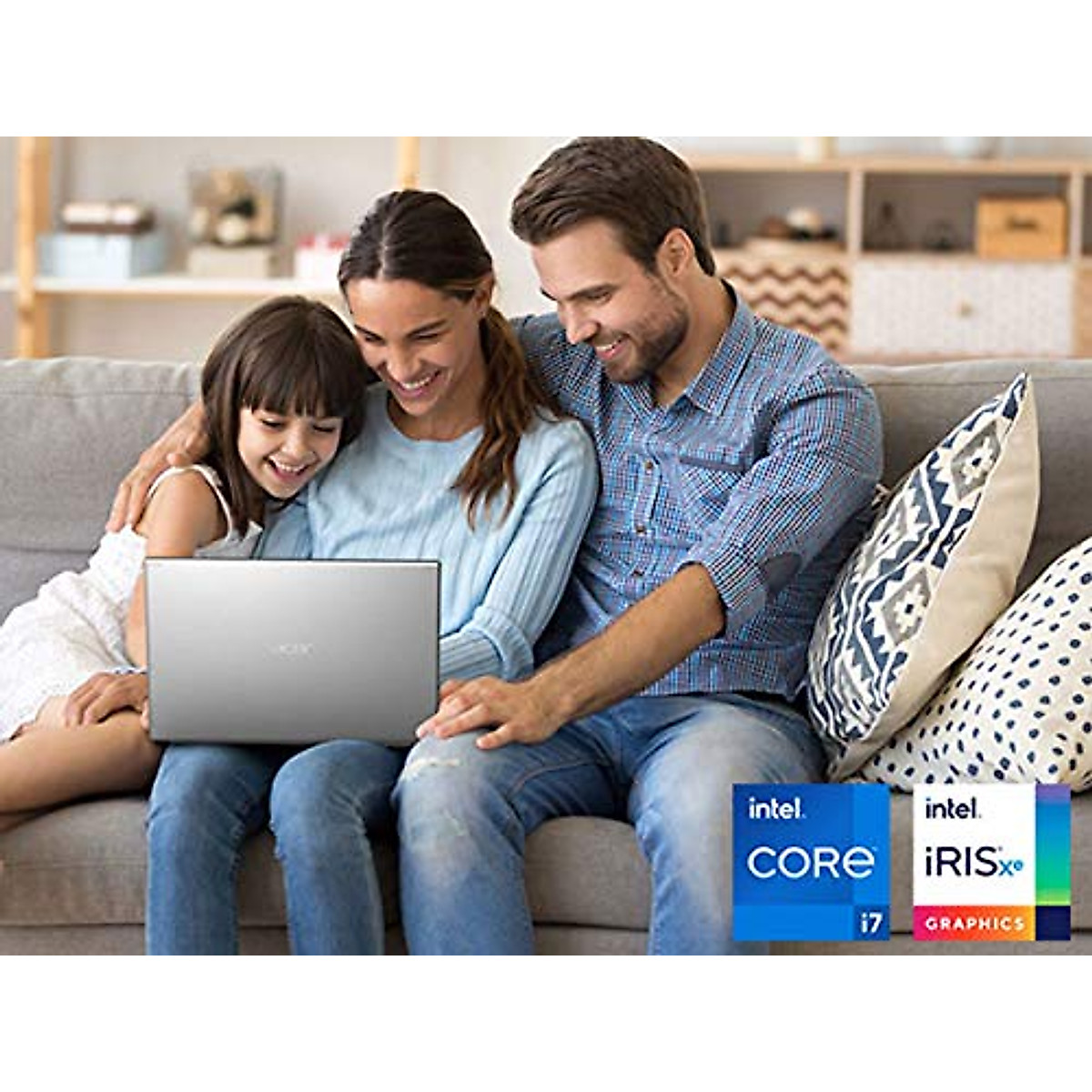 Acer Aspire 5 A515-56-73AP, 15.6" Full HD IPS Display, 11th Gen Intel Core i7-1165G7, Intel Iris Xe Graphics, 16GB DDR4, 512GB NVMe SSD, WiFi 6, Fingerprint Reader, Backlit Keyboard