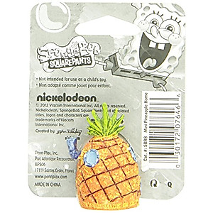 Penn-Plax Officially Licensed Spongebob Squarepants Aquarium Ornament – Pineapple Home (Mini/Small Size) – Perfect for Freshwater and Saltwater Tanks