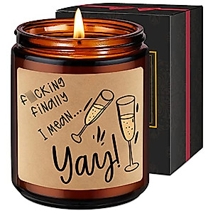 Fairy's Gift Finally Engaged, Finally Married - Congratulation Wedding Gifts for Bride and Groom, Newly Engaged Friend - Funny Getting Married Gifts, Couple Engagement Gifts - Wedding Candles