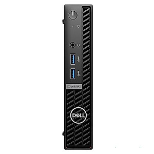 Dell OptiPlex 7010 Micro Form Factor Desktop, Intel Core i5-13500T (14 Core up to 4.6 GHz), Intel UHD Graphics, 16GB DDR4 RAM, 512GB PCIe SSD, Windows 11 Pro, Black