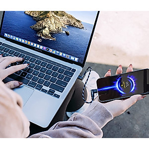 AGOZ 6 Inch MFI Certified Lightning to USB C Cable, 90° Right Angle Fast Charger Cord Compatible with iPhone 14, 13 Pro Max, 12, 11 Pro Max, Xs XR X 8