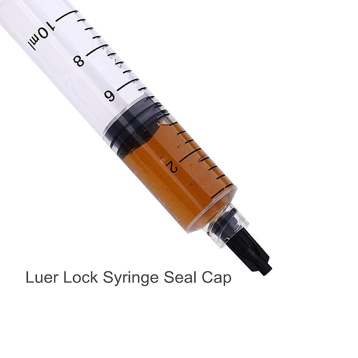 Luer Lock Plastic Syringe, Tip Cap, Blunt Tip, Measuring Syringe Tools for Measuring, Lip Gloss, Liquid refilling, Dispensing, DIY Crafts, Oil Refilling, Feeding Pets, Scientific Labs, Glue Applicator