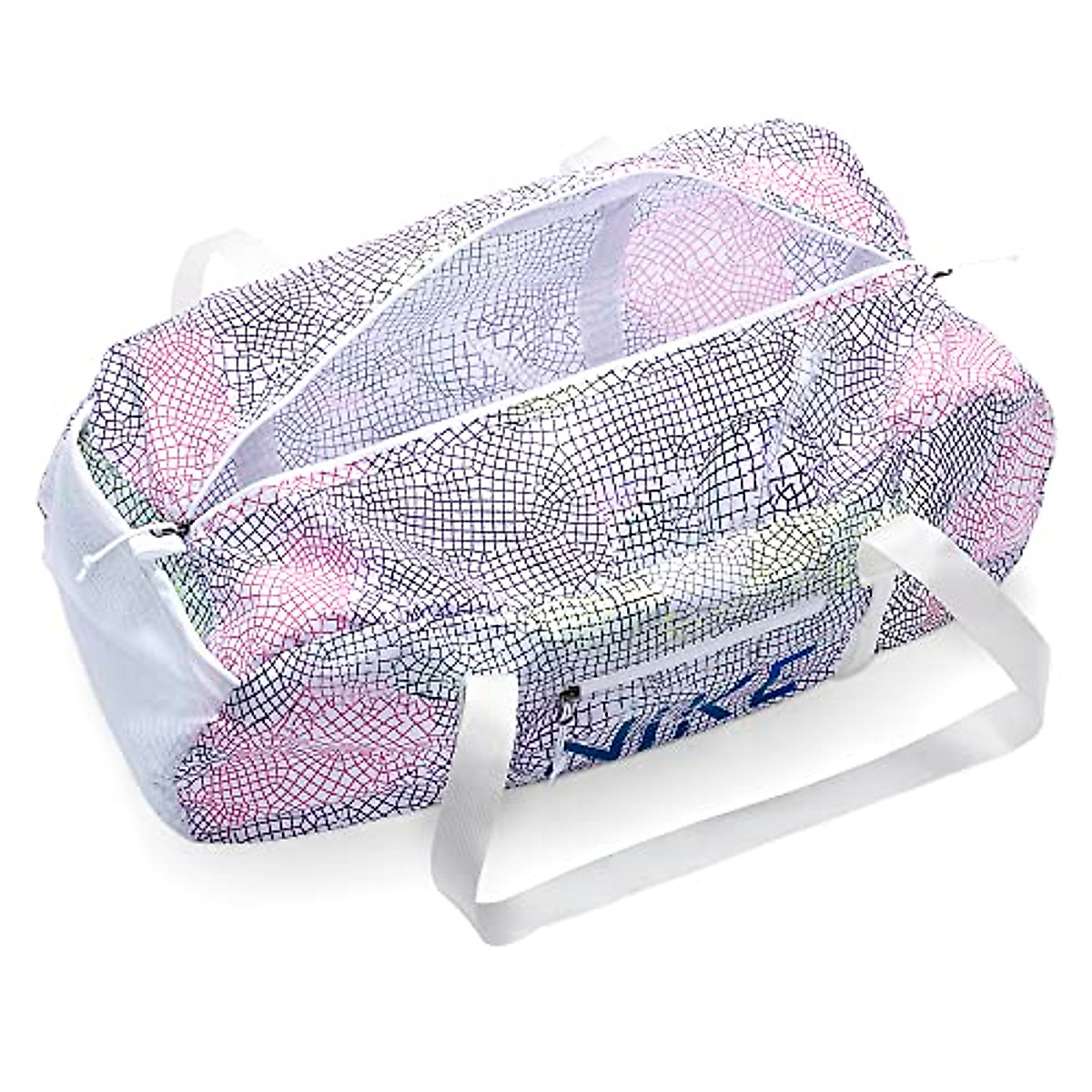 Nike Serena Williams Design Crew DV9251-100 Stash Duffel Bag (21L) (White/Action Grape/Black)