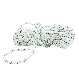 Kuupo Recoil Pull Cord Starter Rope 10-Meter (Diameter: 5.0mm) Pull Cord for Sthil Sears Craftsman Poulan Lawn Mower Chainsaw Trimmer Brush Cutter Replacment Parts