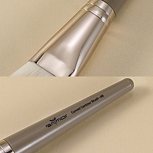 Anmor Contour Brush, Premium Contour Blush Bronzer Face Makeup Brush, Perfect For Cheek Forehead Jaw Nose Blending Deepening Contouring Polishing, Suitable For Powder Liquid Cream