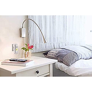 Travel Outlet Extender with Surge Protection 1 Outlet 2 USB for Home, Hotel, and Office by Easylife Tech