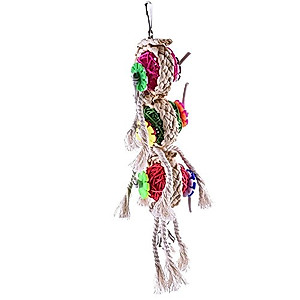 Bird Chew Toy for Parrot Macaw African Greys Amazon Budgies Parakeet Cockatoo Cockatiels Conure Lovebird Finch Canary Cage
