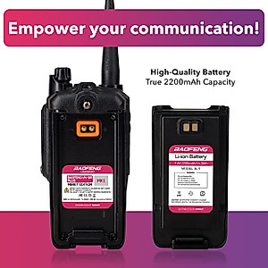 Mirkit 4X Waterproof Baofeng Radio UV-9R Plus MK1 (UV-82 3rd Gen) 8W Max Power 2024 VHF/UHF 144-148/420-450MHz Walkie Talkies, 2200mAh Battery & Programming Cable, IP67 Dust, Cold, Waterproof
