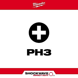 Milwaukee 48-32-4113 Shockwave Insert Bit Phillips #3 (25 Pack)