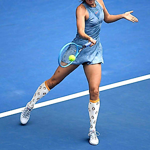 LEOSTEP Penguin Funny Sea Compression Socks for Women & Men, Support for Fishing, Sports, Travel, Athletic, Flight