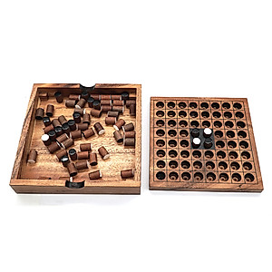 BSIRI Classic Board Game Othello Strategy Games of Family Games for Adults and Children which Playing in 2 Player Board Games to Challenges The Mastermind Game Pieces