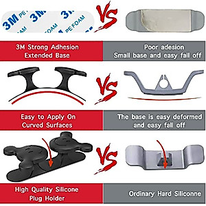 AFunCrafter Cord Organizer for Kitchen Appliances, 6 PCS Stick On Cord Holder Keeper Wrapper Winder, Declaration Cable Wrap for Mixer, Coffee Maker, Air Fryer, Toaster, Pressure Cooker, New Upgraded