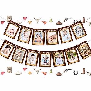 First Rodeo Birthday Party Supplies Cowboy 1st Birthday Photo Banner First Rodeo Photo Banner First Rodeo Party Supplies Cowboy Birthday Party Decoration for Boys First Birthday Photo Banner First Birthday Cowboy