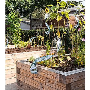 Premium Quality Bird Deterrent Reflective Scare Tape Ribbon 350 ft Long – Pest Control Dual-sided Repellent For Pigeons, Grackles, Woodpeckers, Geese, Herons, Blackbirds & More – Sturdy & Ultra Strong