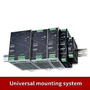 Dinkle Din Rail Power Supply 240W 24Vdc,10A, 1 Single-Phase, 0165N-24V240W1ACQ