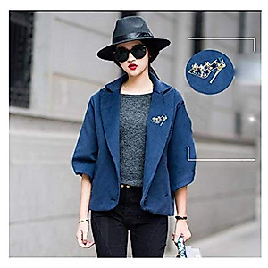 Shuiniba High Heels Shoes Shape Brooch Pin for Women Brides Created Brooch Size 4.2×3.9cm