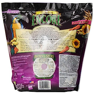F.M. Brown'S Encore Parrot Food, 4-Pound