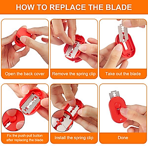 YRAKOZIN Magnetic Bread Lame Dough Scoring Tool, Retractable Razor for Sourdough Bread Baking & Bread Making Tool - Contains 5 Razor Blades (1, Black)