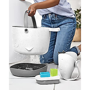 Skip Hop Moby x Oceanworks Baby Bath & Bath Toy Bucket Bundle