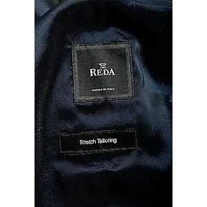 Hugo Boss Men's Huge6 Blue Slim Fit 100% Wool Plaid Blazer US 40L IT 50L