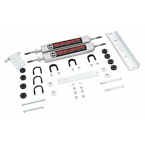 Rough Country N3 Dual Steering Stabilizer for 1980-1996 F-150/Bronco - 8733830