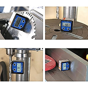 Digital Light Weight Bevel Box Gauge Angle Protractor Magnetic Angle Gage Level/Protractor/Bevel Gauge fo Handyman, DIY tools